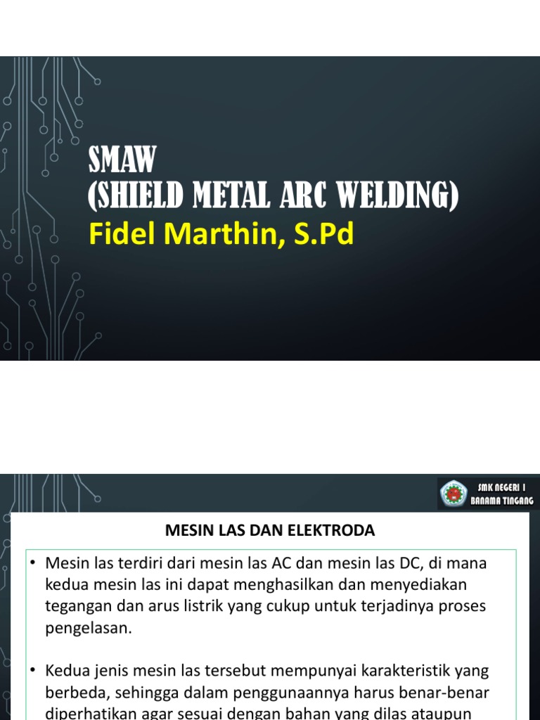 Materi Mapel Smaw 1 Agustus 2023 | PDF