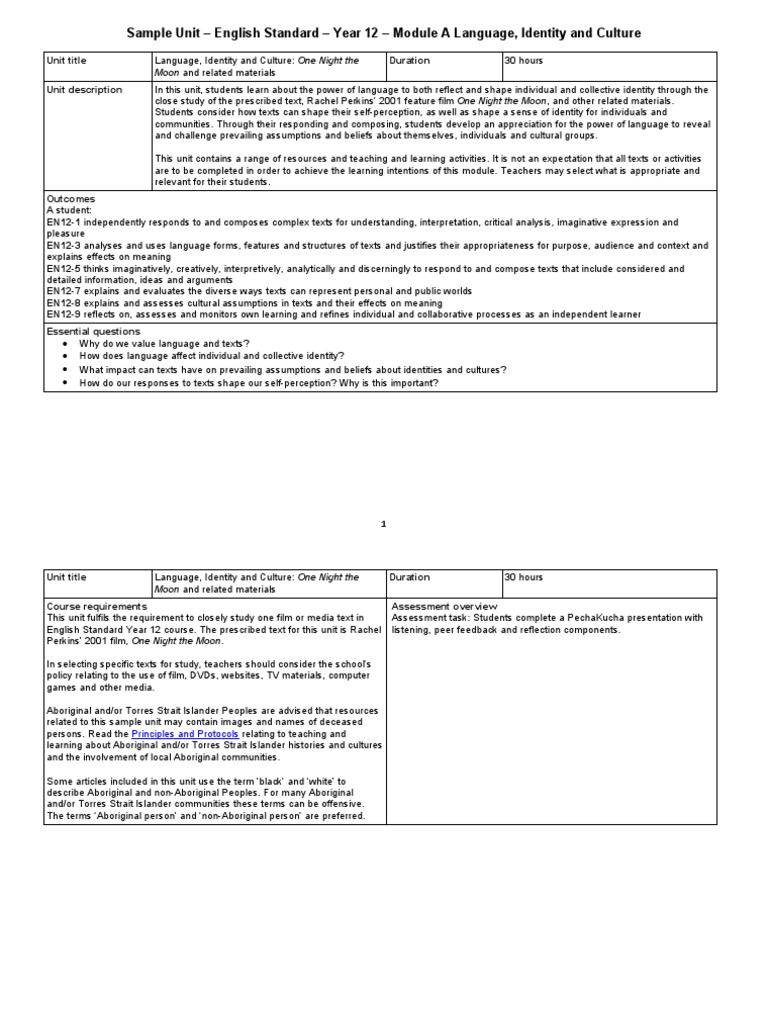 Module A Standard Language Identity and Culture | PDF