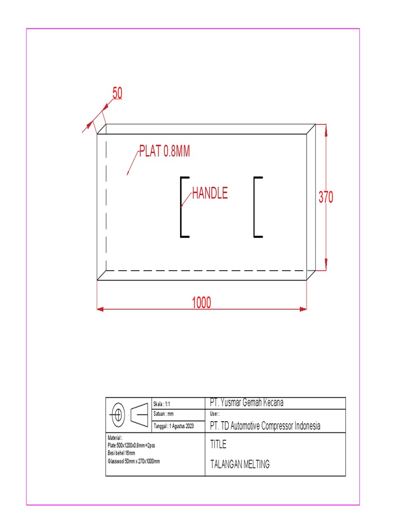 Talangan Melting Specifications 2023 | PDF