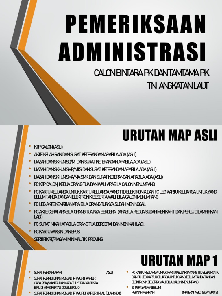 Pemeriksaan Administrasi Caba Dan Cata | PDF
