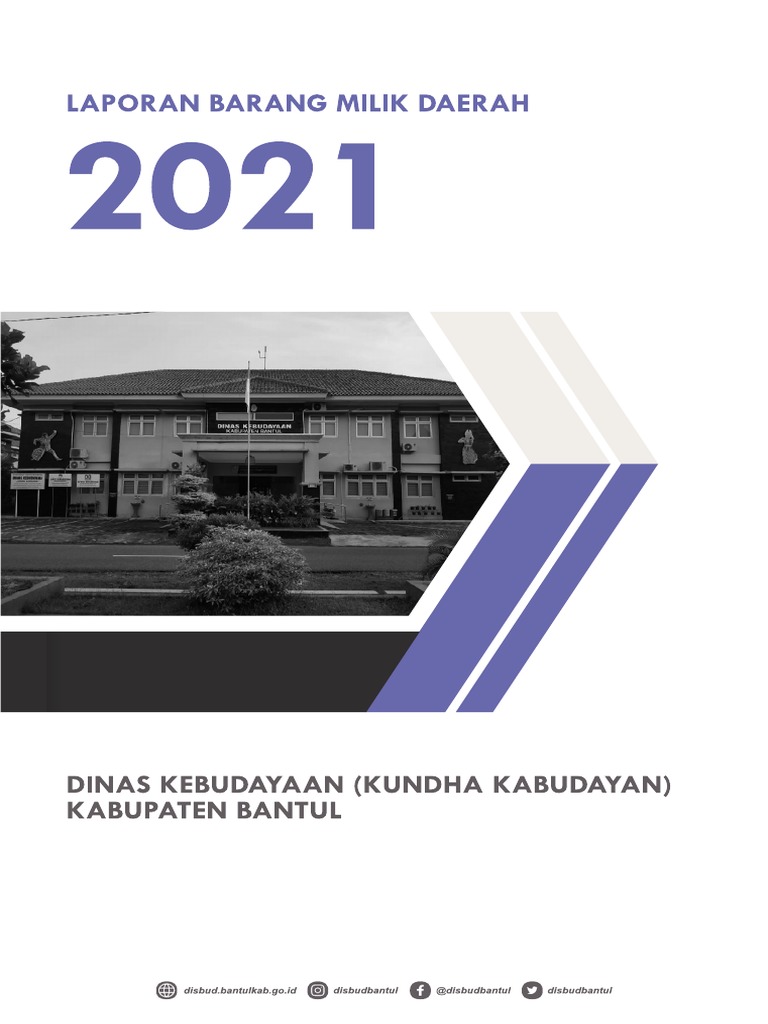 Laporan BMD Dinas Kebudayaan Bantul 2021 | PDF