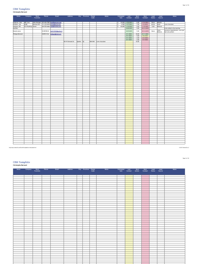 CRM Including Calculator | PDF | Customer Relationship Management ...