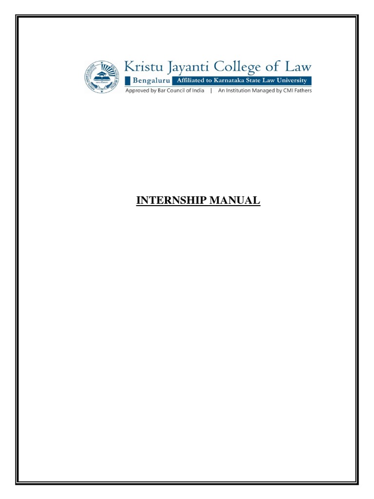 Annexure A - Internship Guidelines | PDF