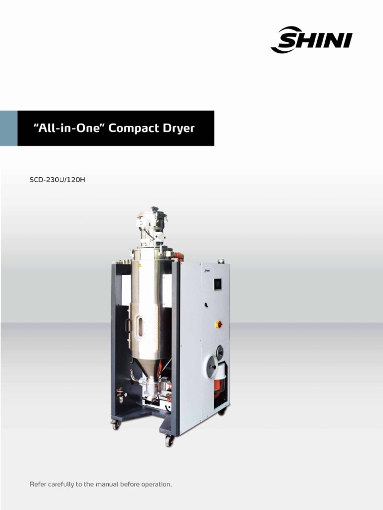 "All in One" Compact Dryers - SCD | PDF