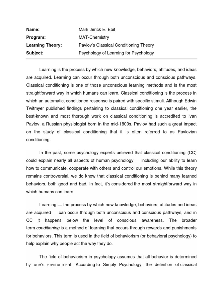 Learning Theory | PDF