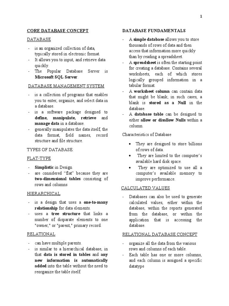 Reviewer For MTA | PDF | Relational Database | Microsoft Sql Server