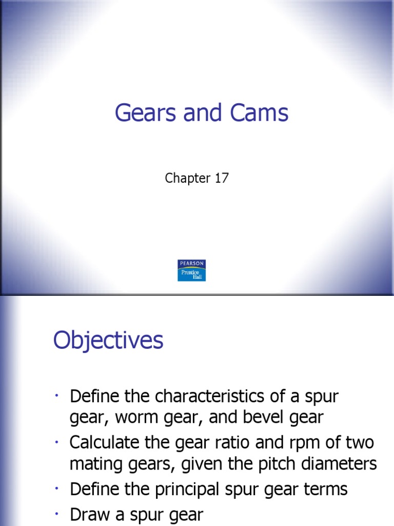 Gear and Cams | PDF | Gear | Mechanical Engineering