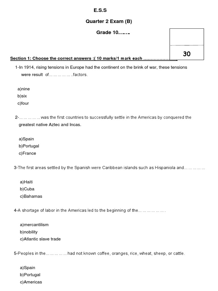ESS G10 Model B | PDF | Atlantic Slave Trade | Spanish Empire