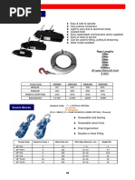 Wire Rope Capacity Chart | PDF | Manufactured Goods | Equipment