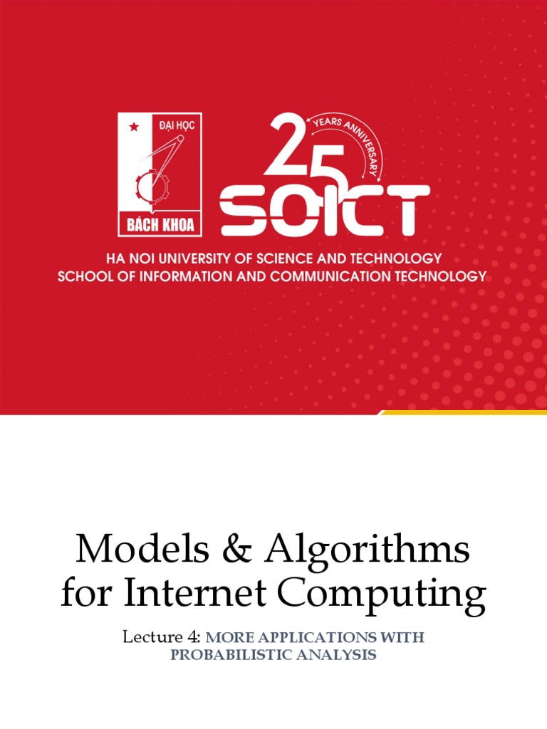 SoICT-Eng - ProbComp - Lec 4 | PDF | Computer Programming | Applied Mathematics
