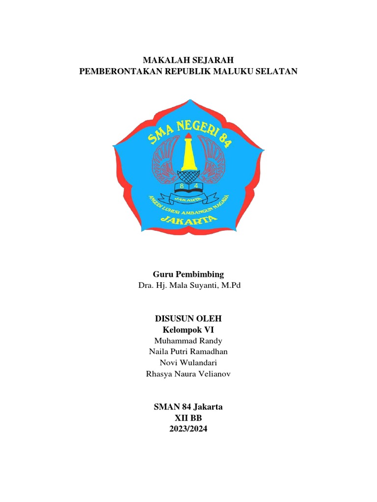Pemberontakan Republik Maluku Selatan | PDF
