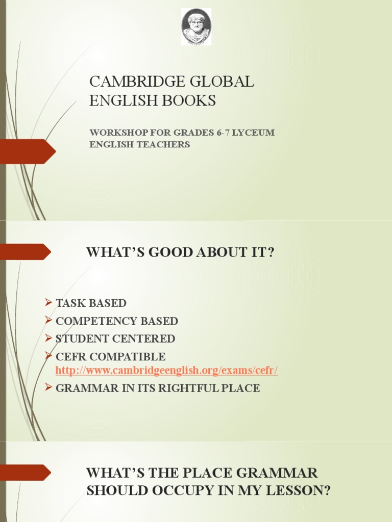 Cambridge English Workshop Guide | PDF