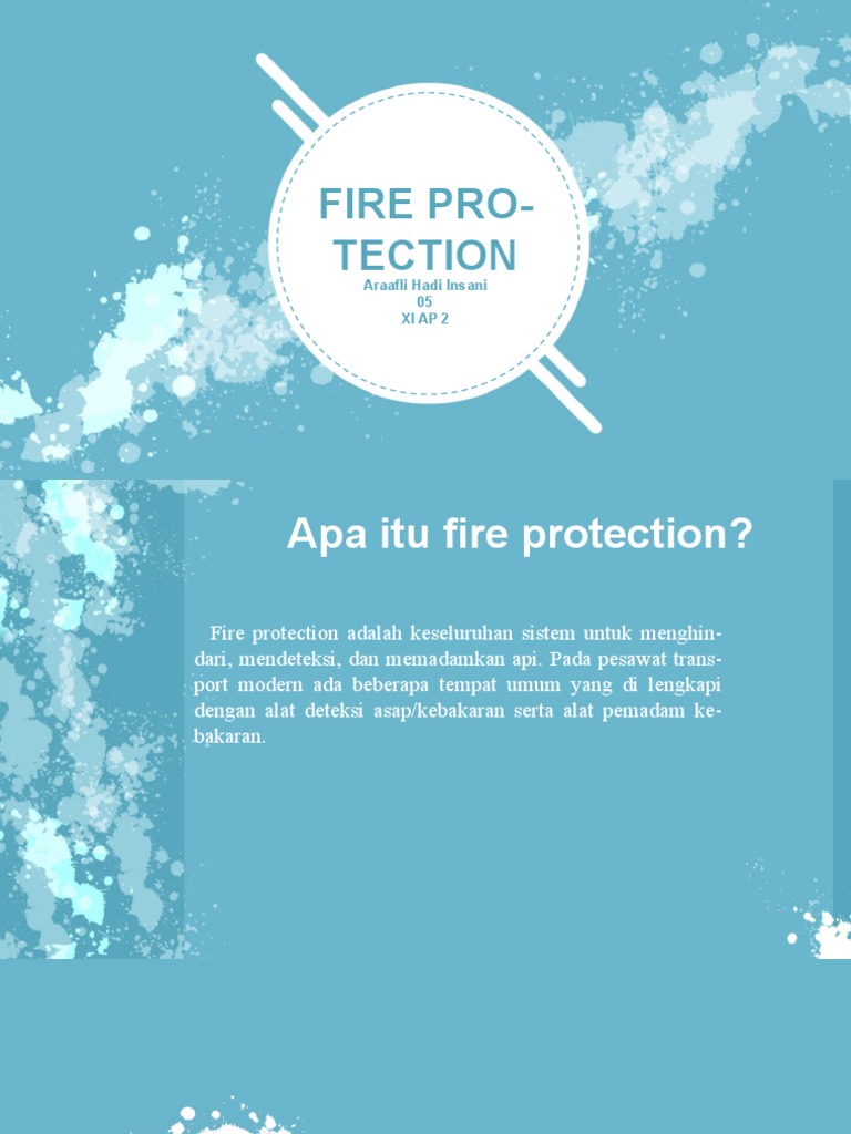 05 Araafli Hadi Insani Fire Protection | PDF
