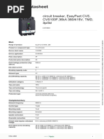 Product Data Sheet: Easypact CVS - CVS630F ETS 2.3 Circuit Breaker ...