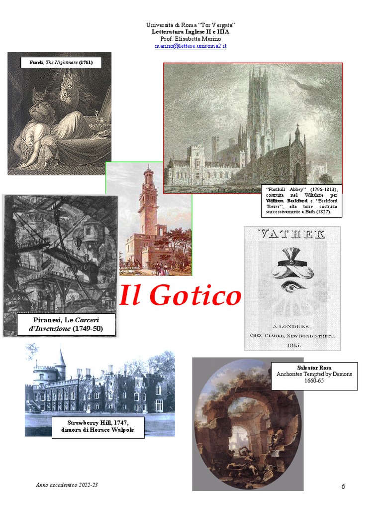 Gothic Literature and Sublime Concepts | PDF | Poetry