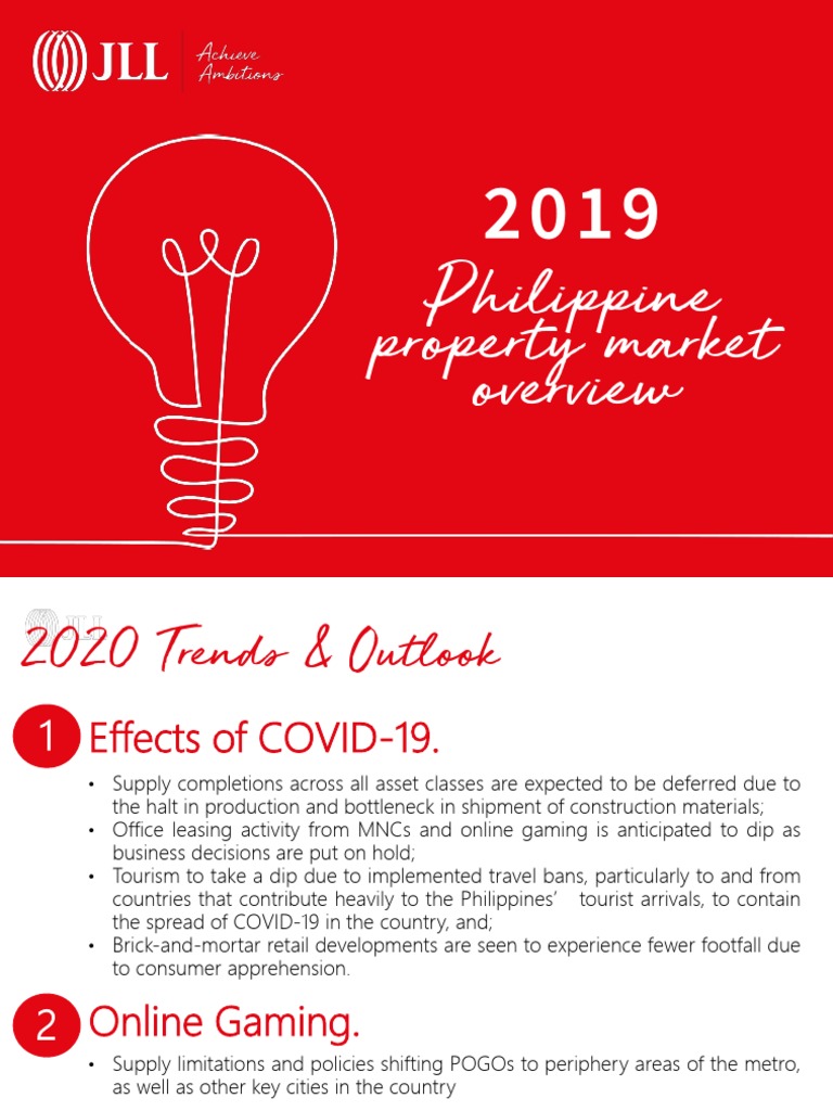 JLL PH Research 4q19 Property Market Overview | PDF