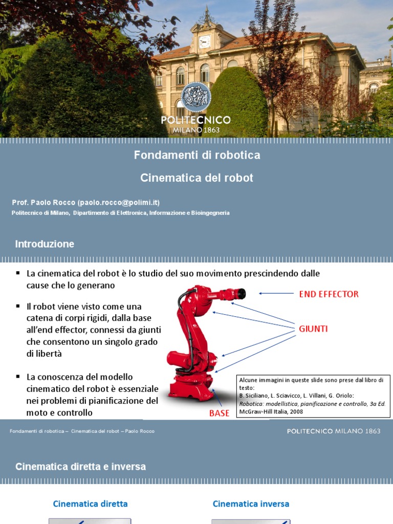 Cinematica Del Robot | PDF