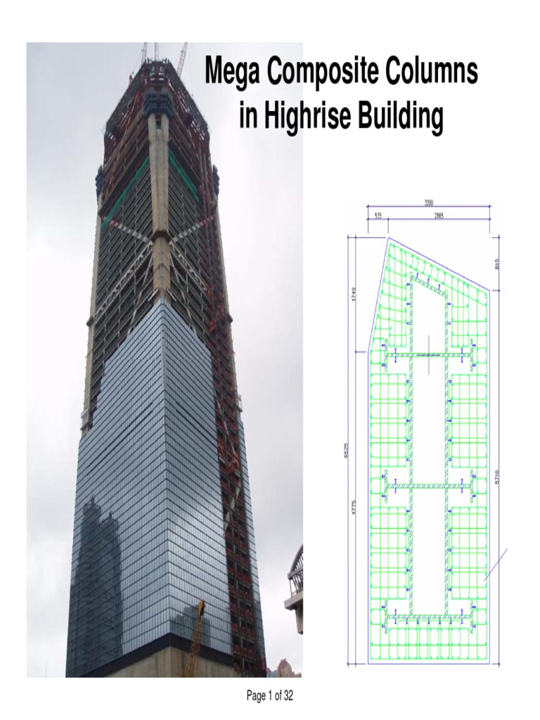 16 Mega Column and Highrise New | PDF | Buckling | Column