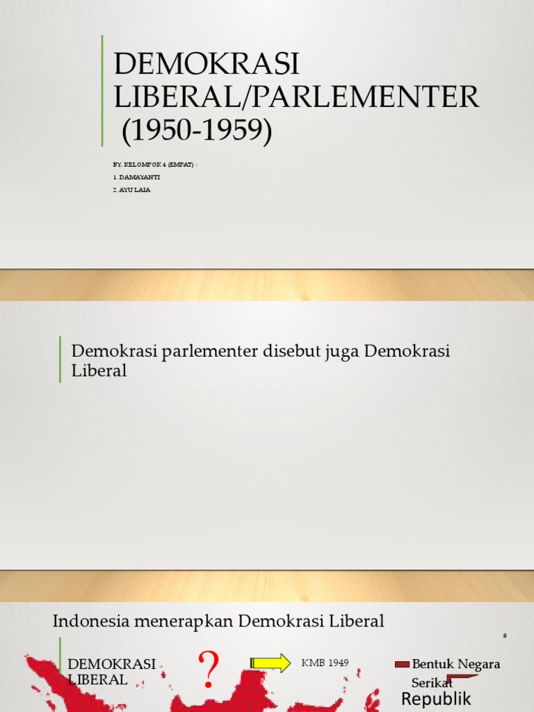 Presentasi Demokrasi Parlementer | PDF