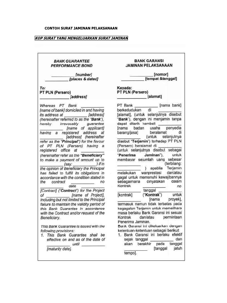 Format GB Pelaksanaan | PDF