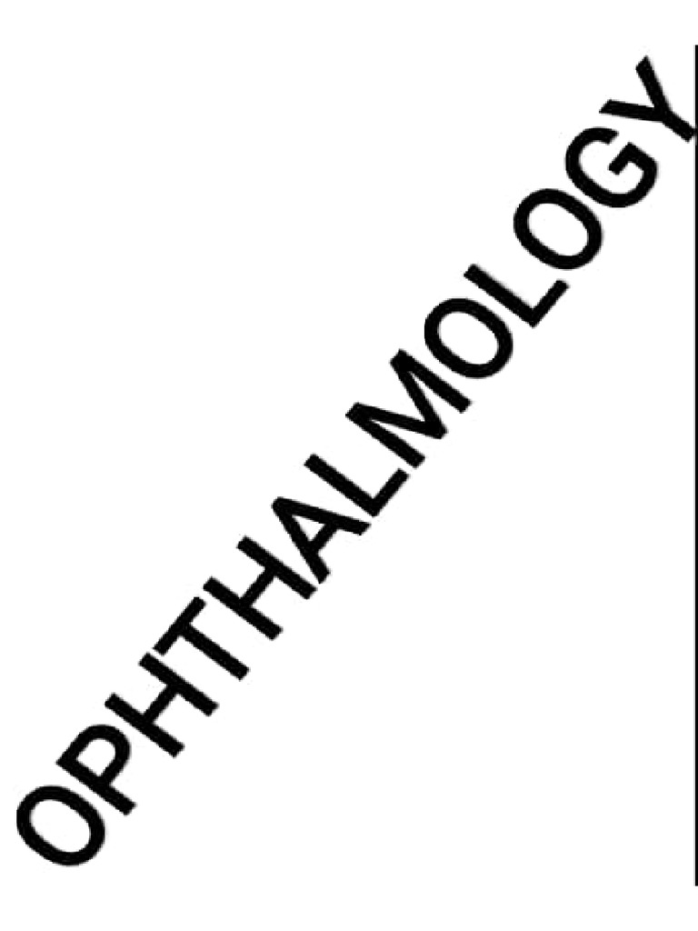 Ophthalmology Question Papers | PDF