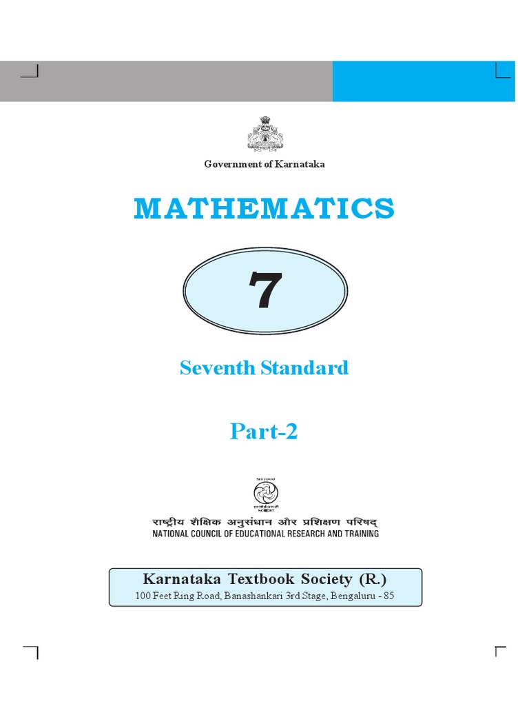 Maths - 2 Grade 7 Eng. Med | PDF