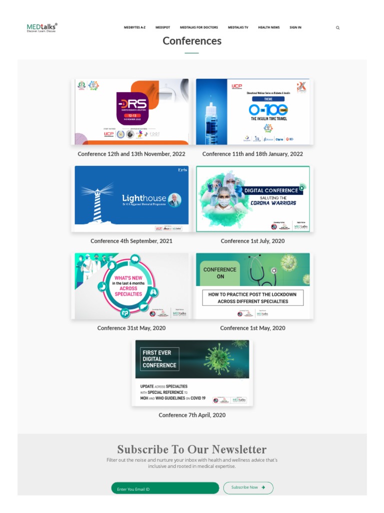 Medical Conferences India | PDF