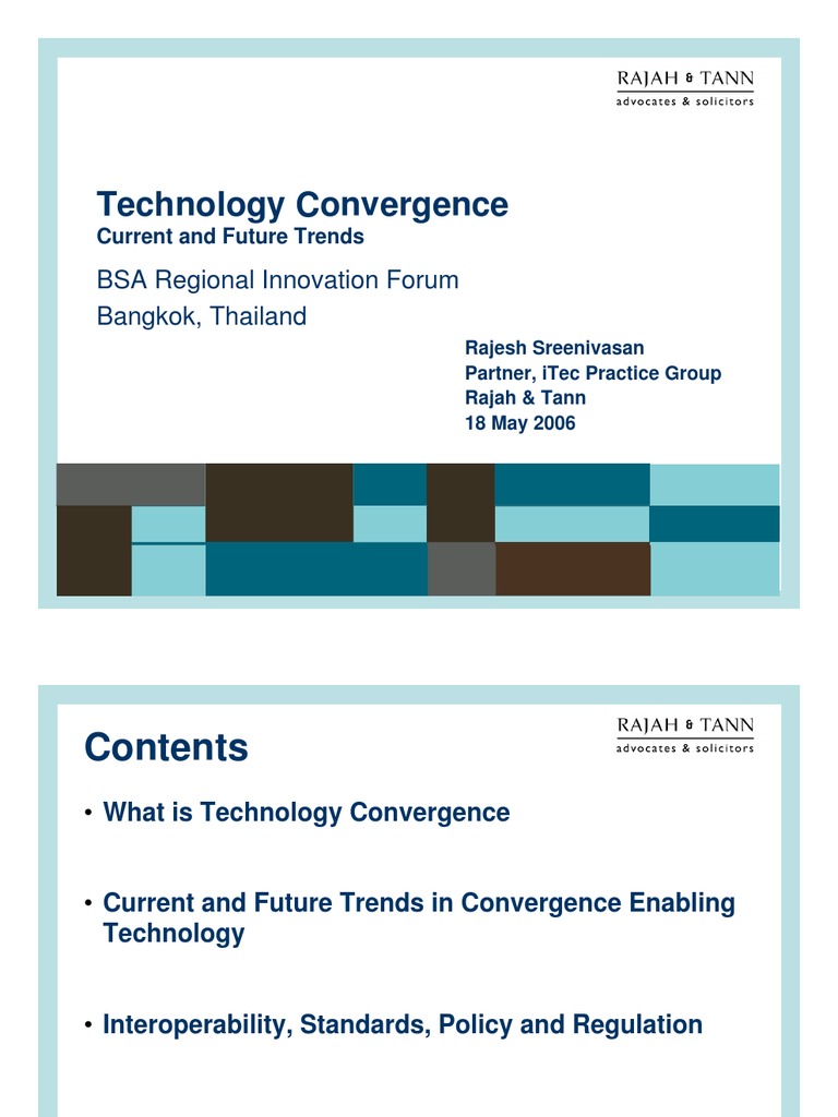 Technology Convergence Trends | PDF | Technological Convergence ...