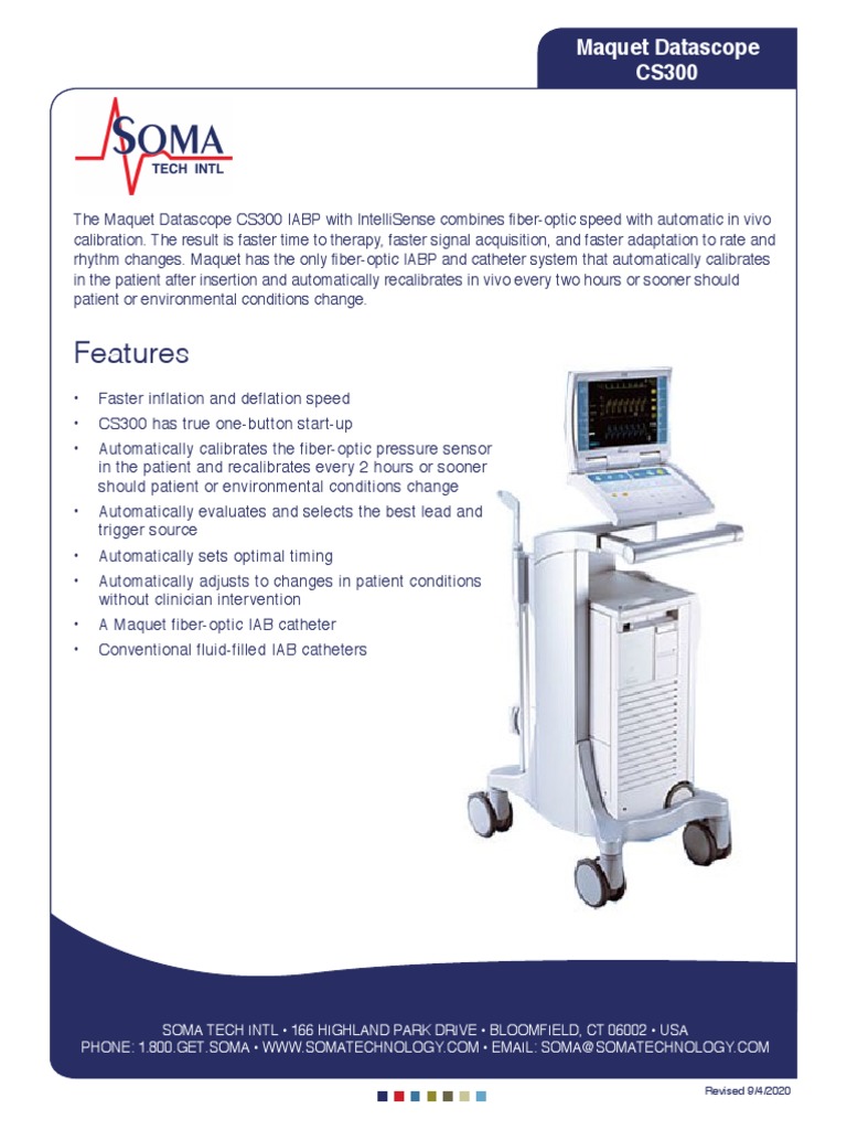 Maquet Datascope CS300 IABP | PDF