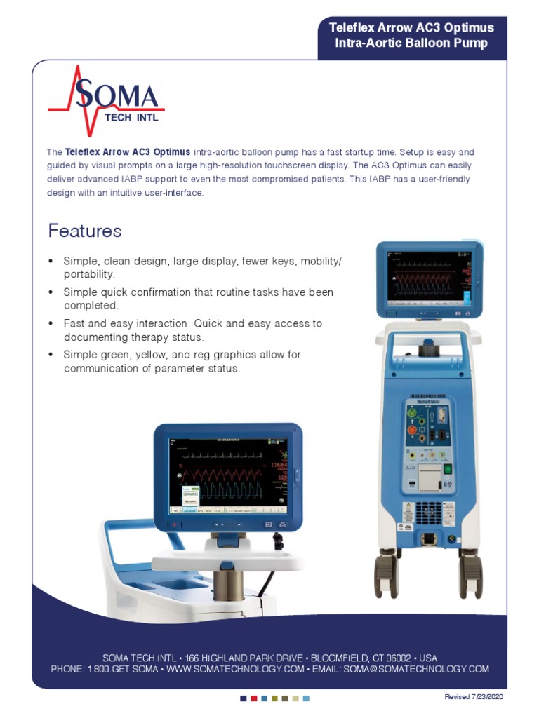 Teleflex Arrow AC3 Optimus IABP | PDF | Computer Science | Equipment
