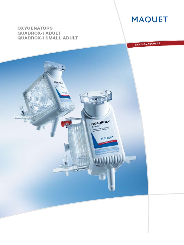 MAQUET QuadroX-i Oxygenator Overview | PDF | Hemodynamics | Blood