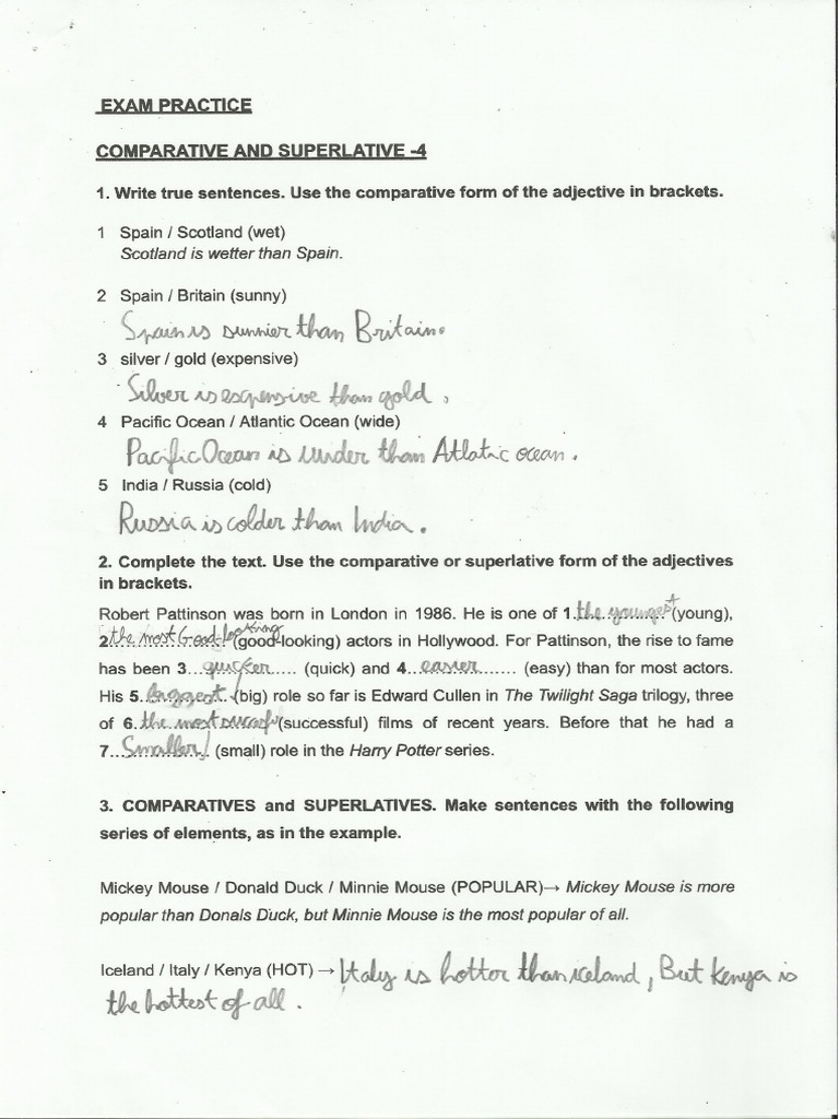 English Exam Practice | PDF