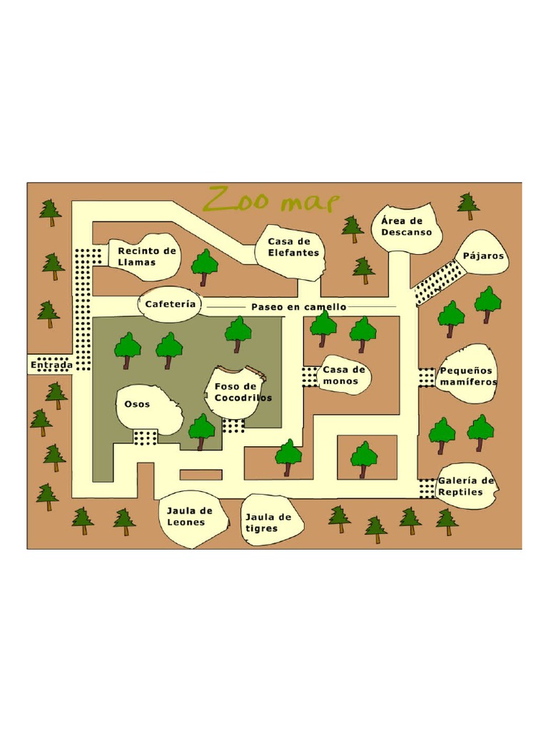Mapa Del Zoo | PDF