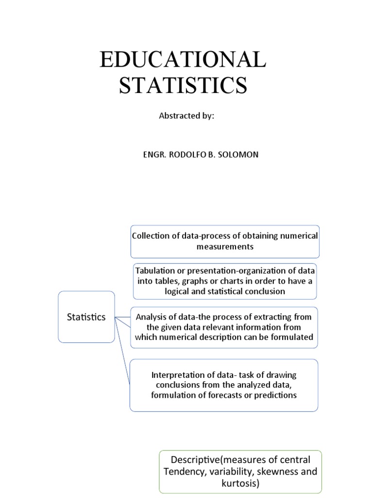 Chapter 1 Statistics | PDF
