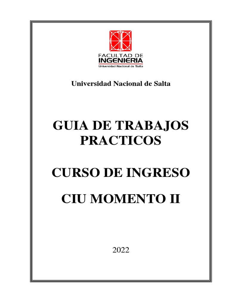 Parte 2 Cartilla Trabajos Practicos Ciu 2022 | PDF