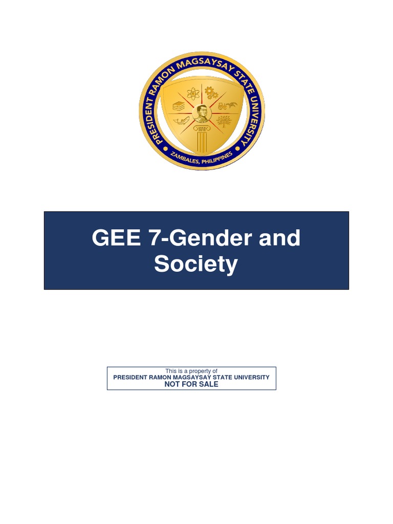 GEE7 Chapter-4 | PDF | Gender | Gender Studies