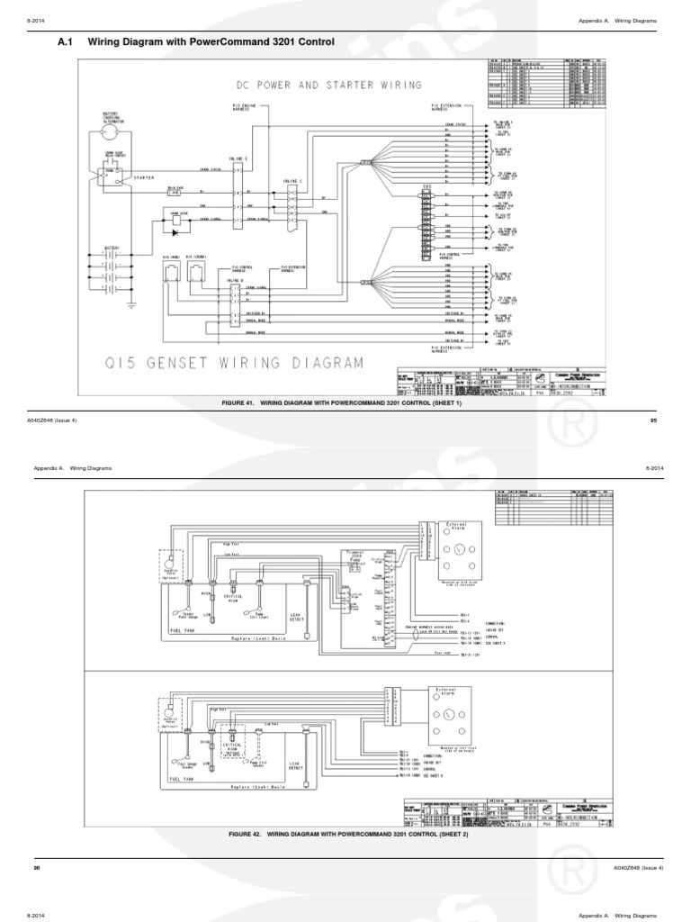 PowerCommand 3201 Wiring Diagrams | PDF