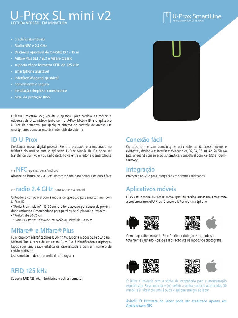PT UPROX-044 U-Prox SL Mini | PDF