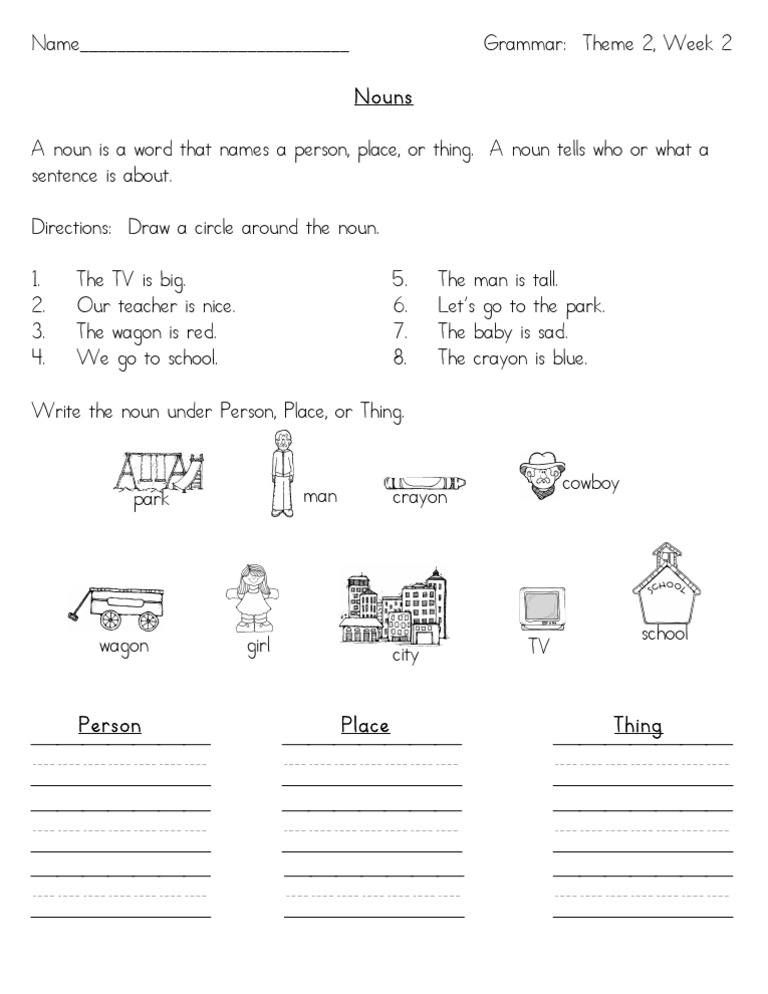 Grammar Nouns | PDF