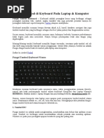 Fungsi Tombol CTRL A-Z di Keyboard | PDF