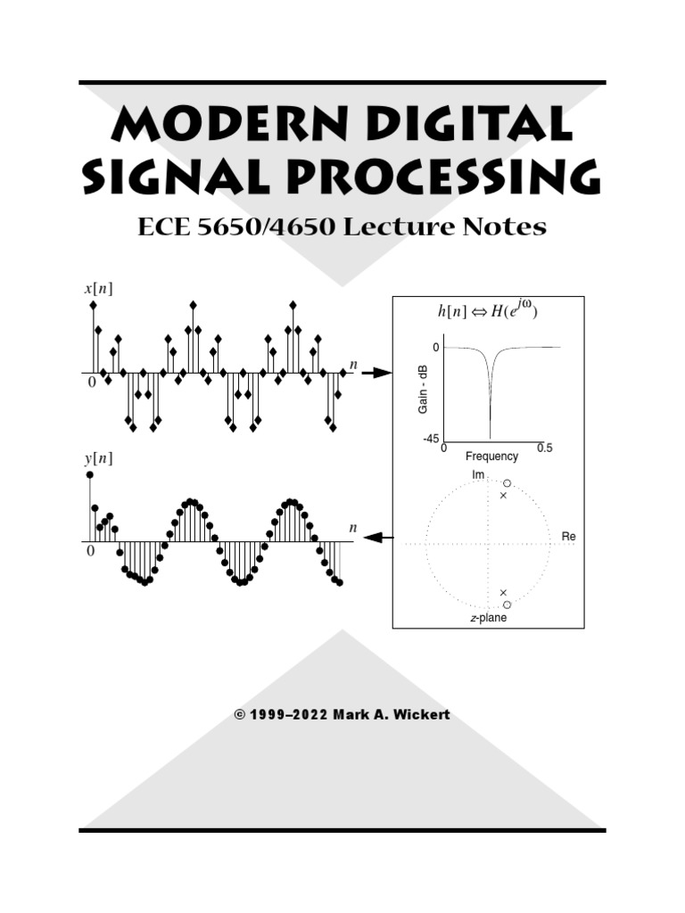 Modern Digital Signal Processing: ECE 5650/4650 Lecture Notes | PDF