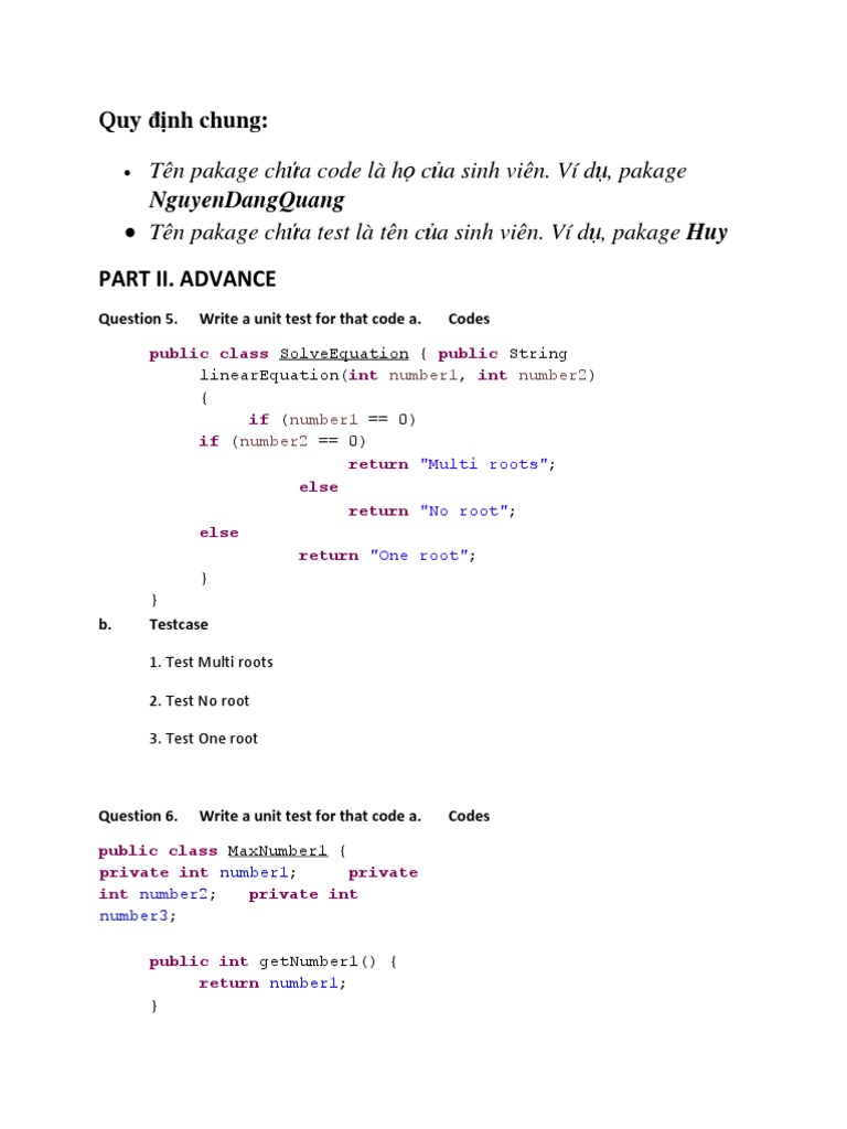 Lab 2 - Unit Test 2 | PDF