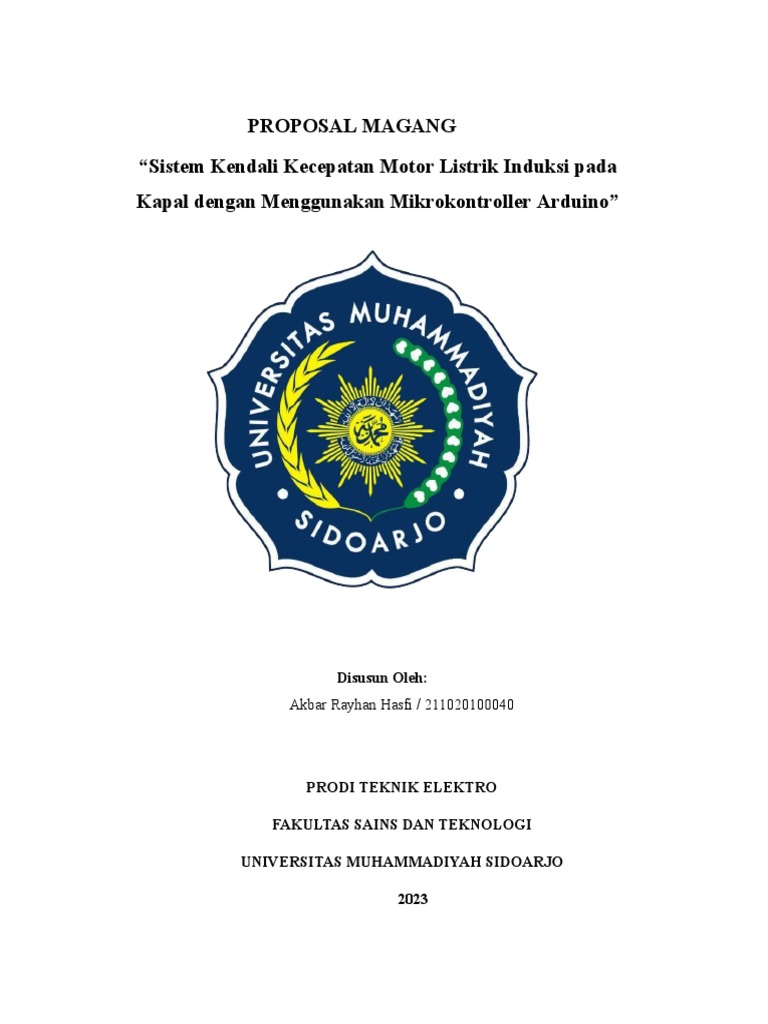 PROPOSAL MAGANG PT - PAL Akbar Rayhan | PDF