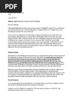 Japan Tourist Visa Cover Letter Sample | PDF | Law