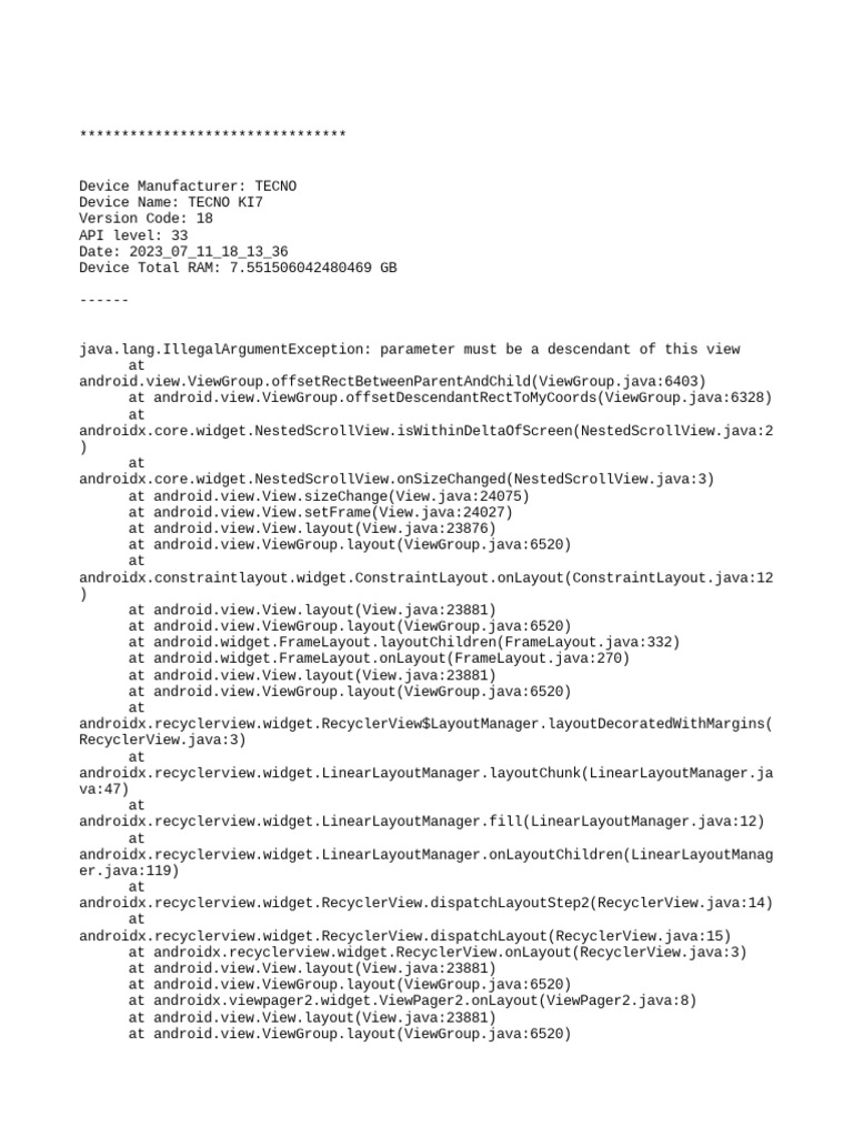CrashReport 1689117216374 | PDF | Java (Programming Language) | Computing Platforms