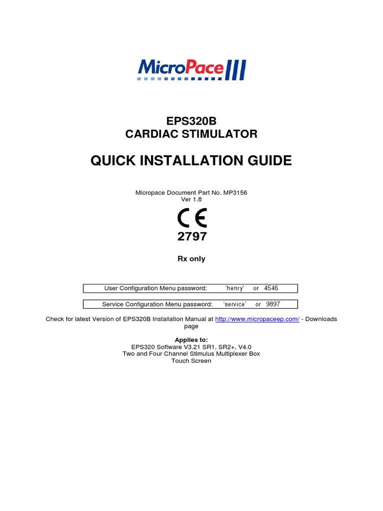 R - EPS320 Quick Install Guide1.8 | PDF