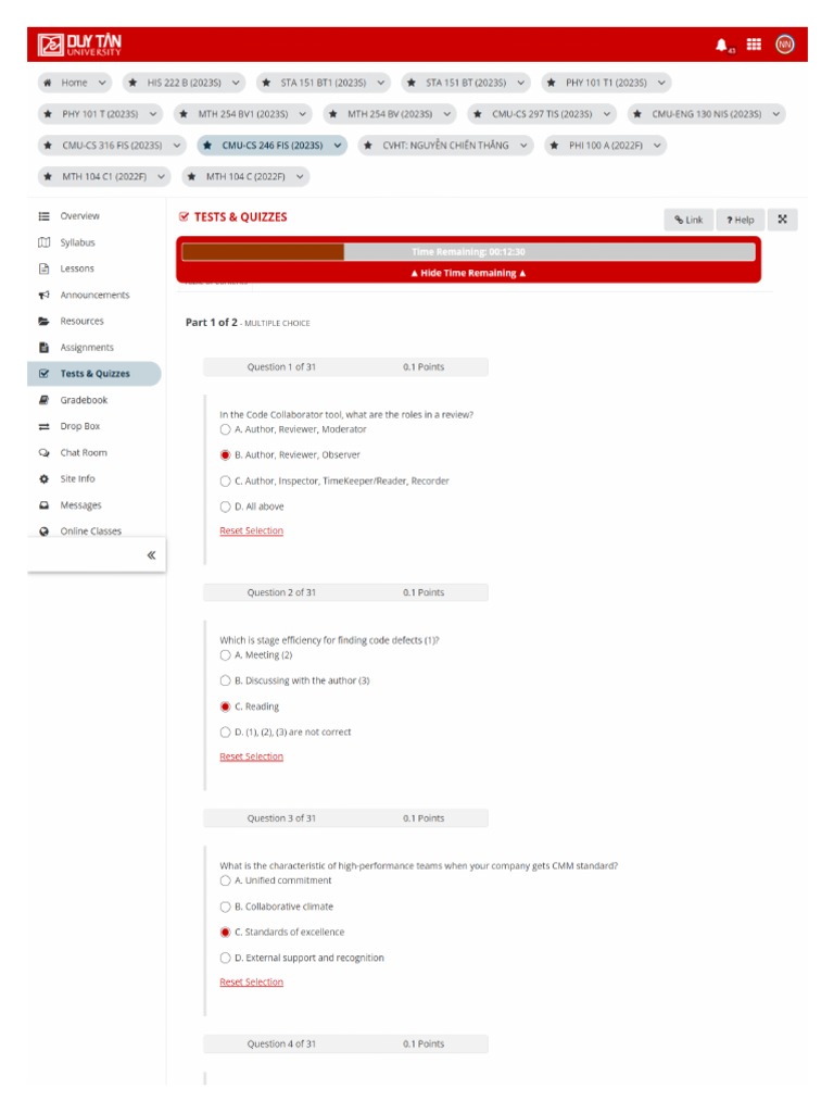 Screencapture Studyresource Duytan Edu VN Portal Site 186492 Tool JSF ...