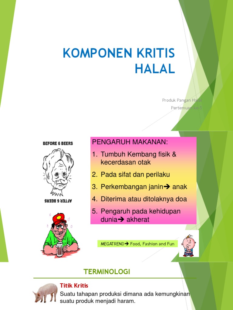 5 Komponen Kritis Halal | PDF