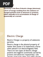Electricity Class 10 | PDF | Electricity | Electric Current