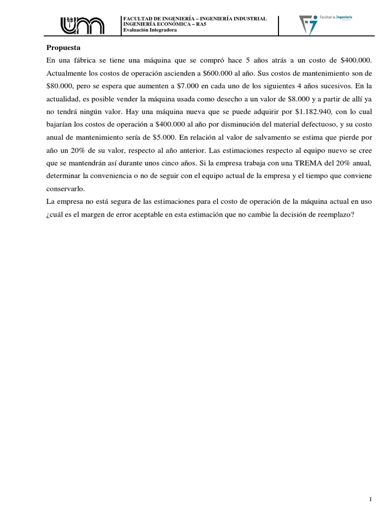 IE2022 - Eval Integradora 5to RA | PDF